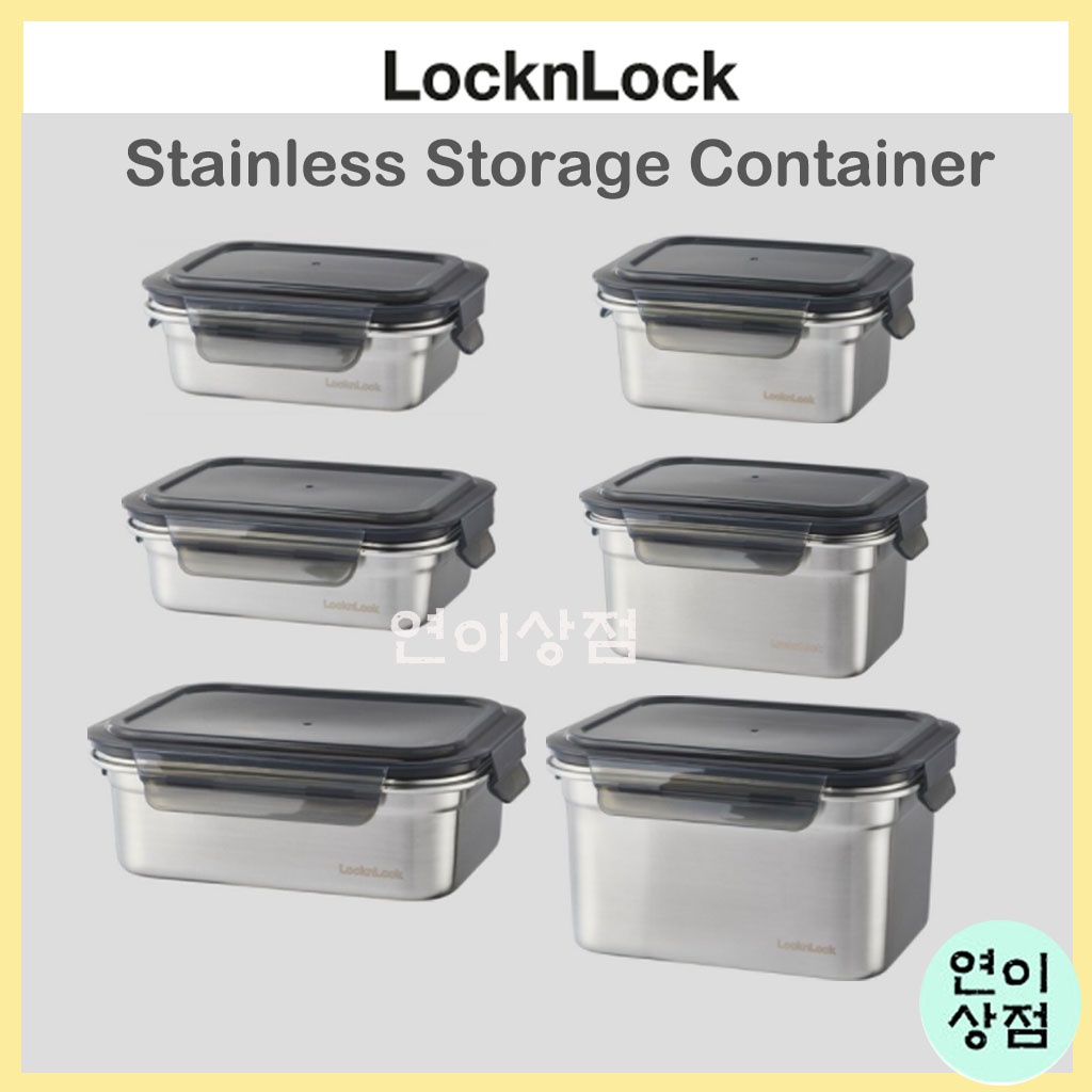 Lock n Lock Lock and Lock stainless steel container sten storage ...