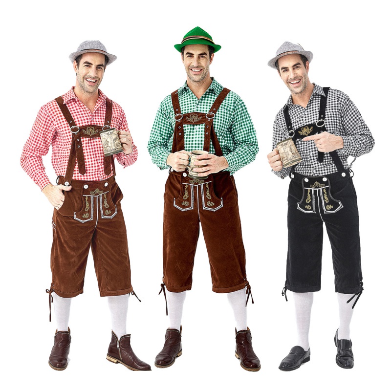 German Oktoberfest Costume Men's Halloween Costume Adult Stage Cosplay ...