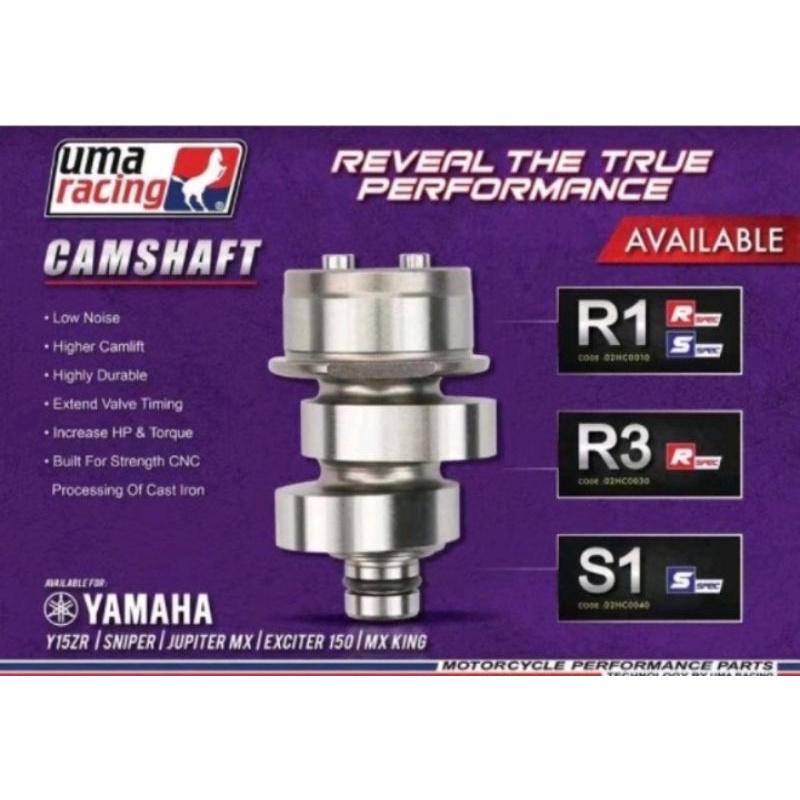 Uma Racing Camshaft S1 , R1 , R3 , R4 , R5 & R8 | Shopee Singapore