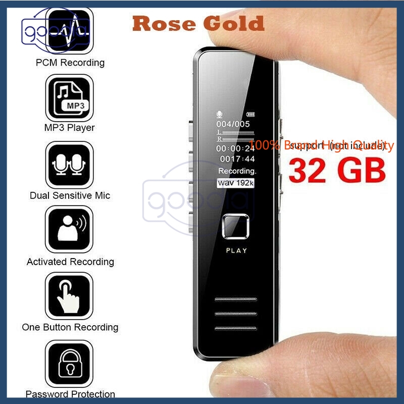 SK007 High-definition Noise Reduction Long-distance Voice Recorder MP3 ...