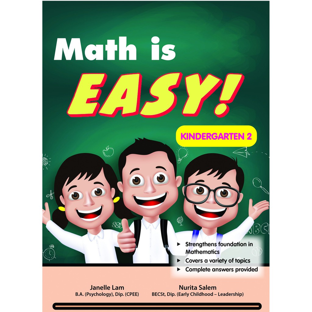 Math is Easy! Kindergarten 2 / Singapore Syllabus/ Kindergarten 2 ...
