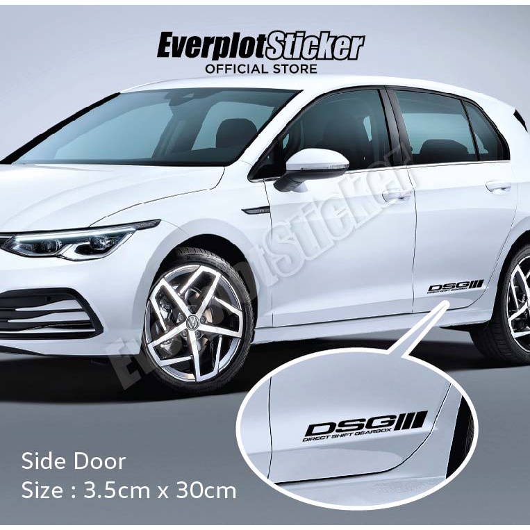 DSG Sticker (1set, left & right) for Volkswagen Golf mk5 , mk6 , mk7 ...