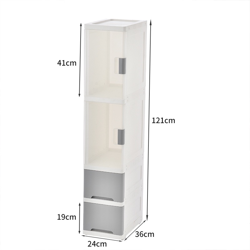 YOULITE Kitchen Narrow Storage Cabinet With Drawers In The Gap 2/3/4/5 ...