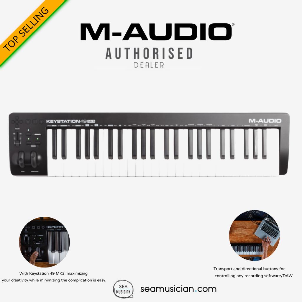 M-AUDIO KEYSTATION 49 MK3 49KEYS KEYBOARD/MIDI CONTROLLER (M-AUDIO KEYSTATION / 49KEYS KEYBOARD ...