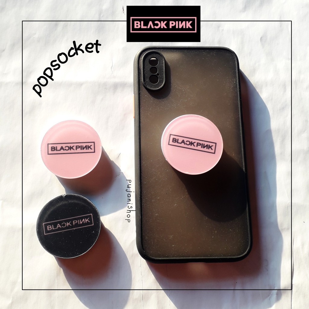 Blackpink BLACK PINK Grip Popsocket Pop socket Gripstock | Shopee Singapore