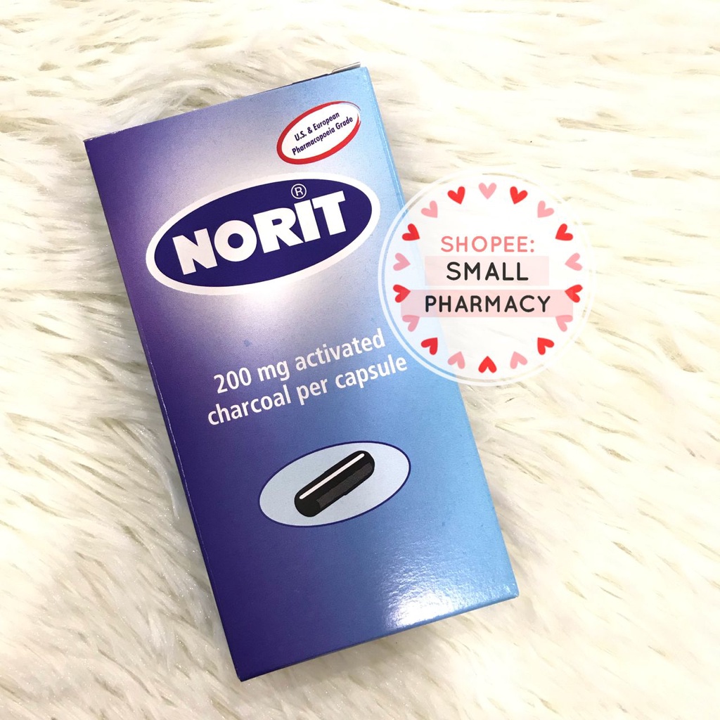 NORIT Activated Charcoal 30 Capsules 006044 | Shopee Singapore