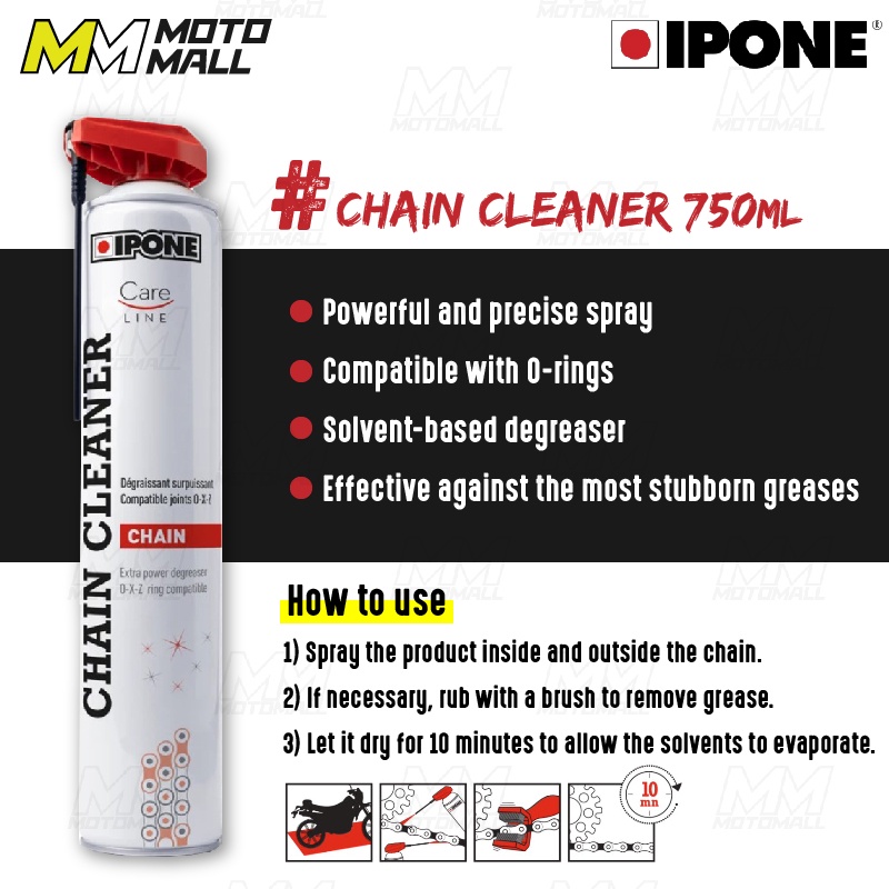 🇯🇵 IPONE motorcycle chain lube / chain cleaner off-raod road greaser ...