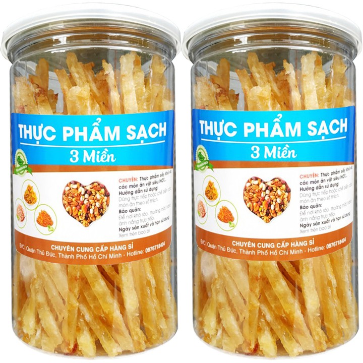 [Combo of 2 jars] Dried lychee fish sticks seasoned with spices, super ...