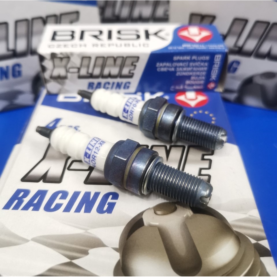 Brisk Racing Spark Plug X Line For Y15zr R15 FZ150 LC135 NVX155 NMAX ...