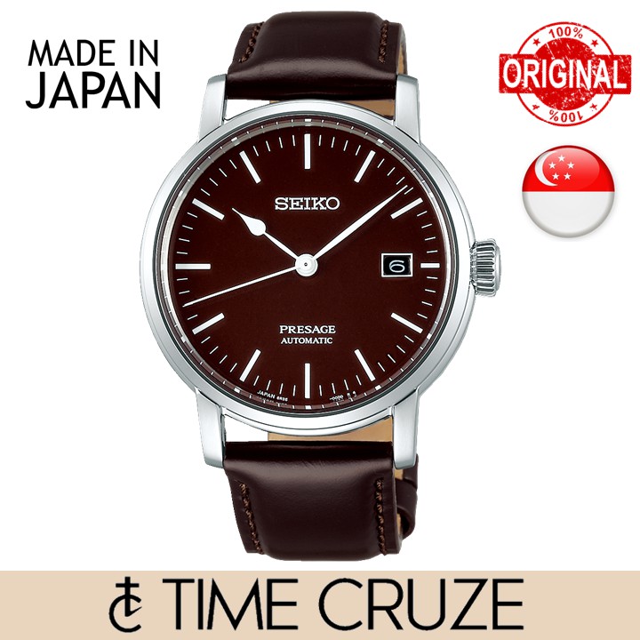 [Time Cruze] Seiko SPB115J1 Presage Riki Watanabe Automatic Brown ...