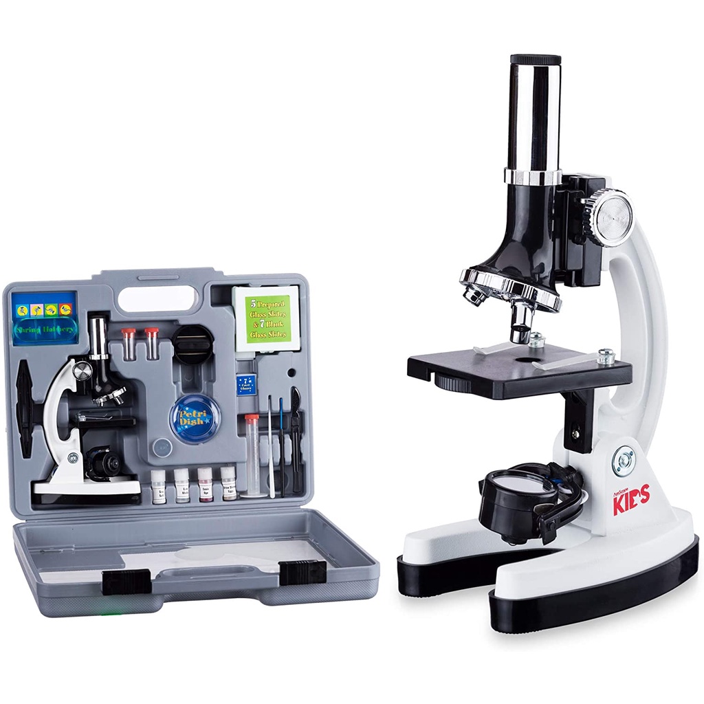 {READY STOCK} AmScope 120X-1200X 52-pcs Kids Beginner Microscope STEM ...