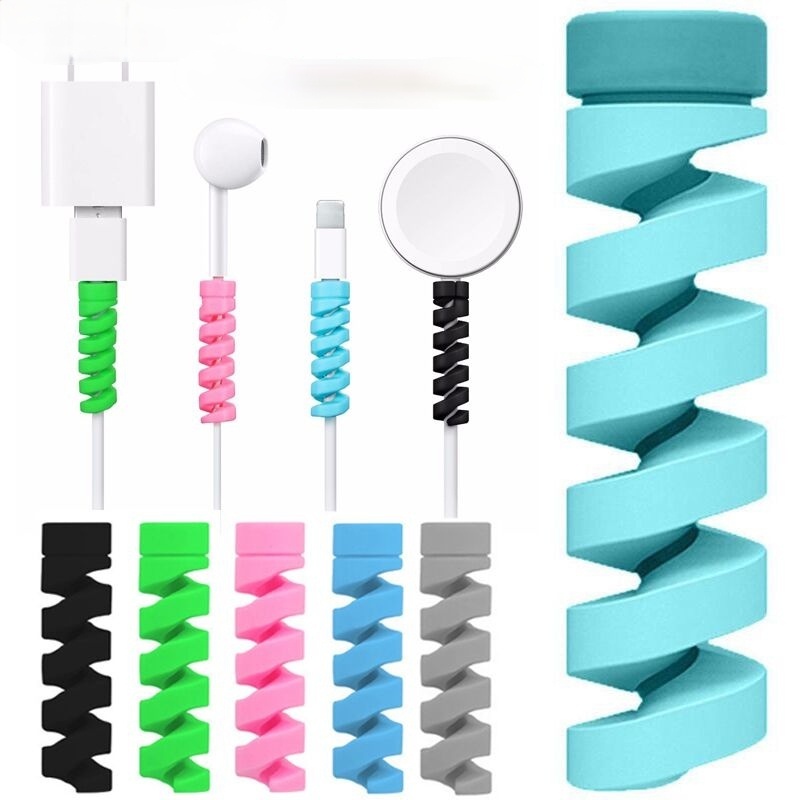 2 sets of new cable protector, cable winder, cable protector, USB ...