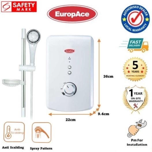EuropAce Instant Water Heater (EWH 11C) | Shopee Singapore