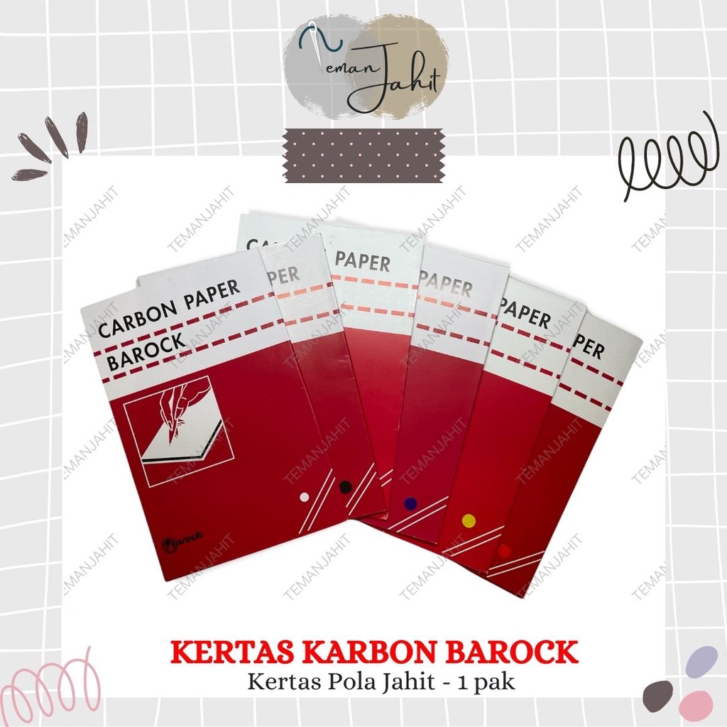 Barock Brand Sewing CARBON Paper/Barock CARBON Paper 1 Pack/Tracing ...