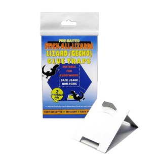 Stick All Lizards (GECKO) 3-Dimensional (3D) Glue Traps (2 TRAPS/PACK ...