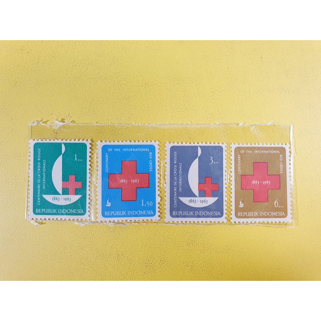 MERAH International Red Cross Stamps 1963 (set) | Shopee Singapore