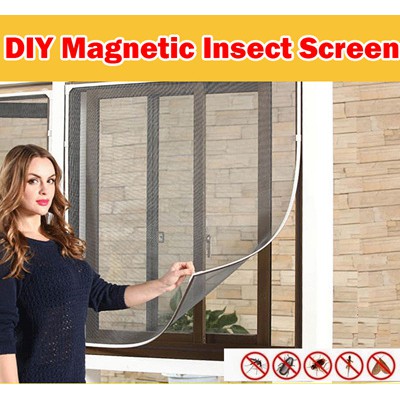DIY Magnetic Mosquito / Insect Screen Kit window netting mosquito ...
