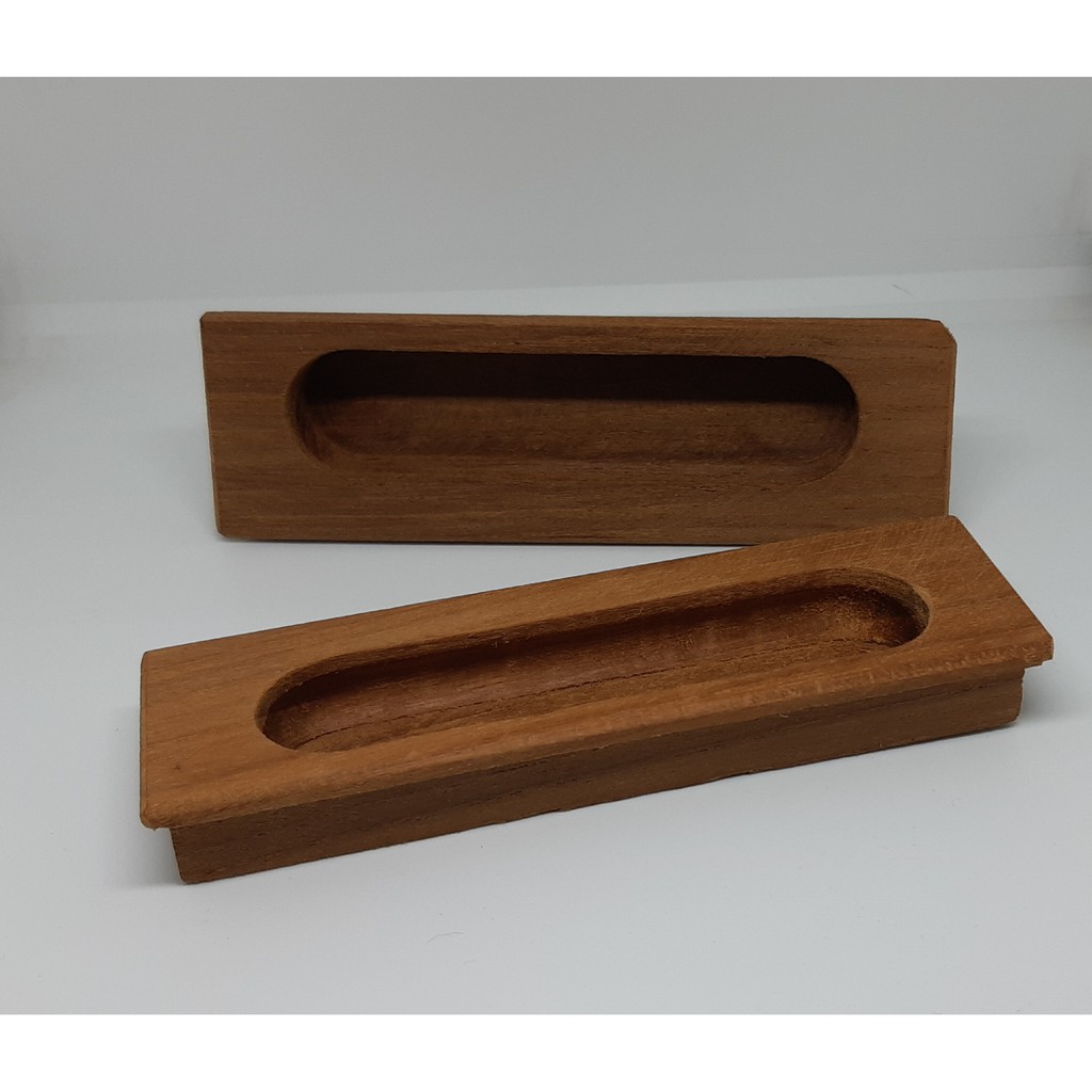 Built-In Teak Handle Made Of Real Wood Size 3.5 "(2 Pieces) | Shopee ...