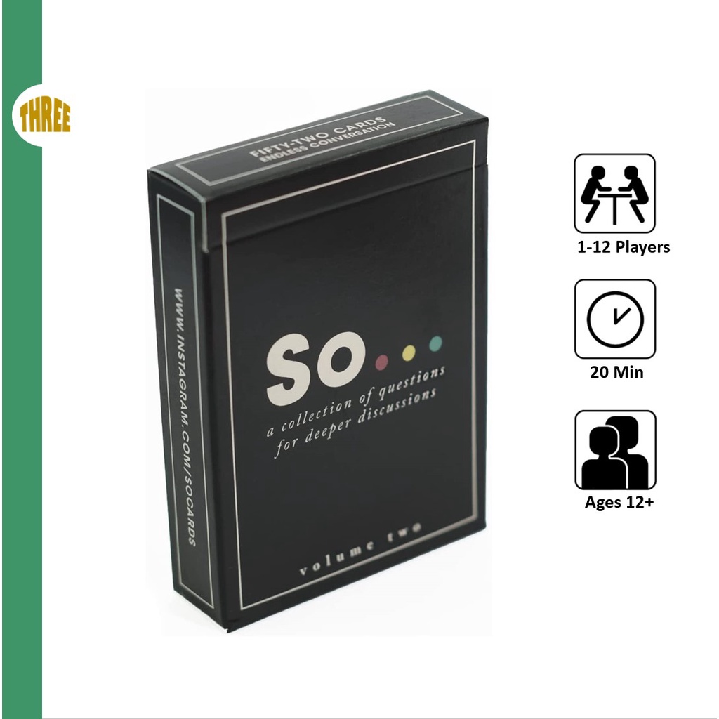 [SG Stock]So Cards Game: A Collection of Questions for Deeper ...