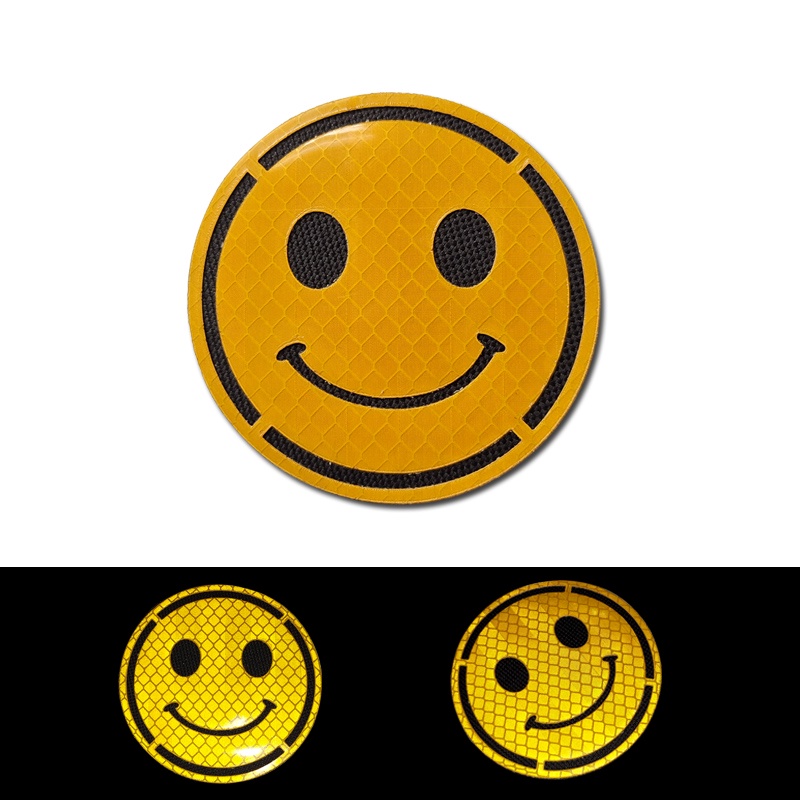 Infrared Reflective IR Smiley Face Morale Patch Embroidery Velcro Badge ...