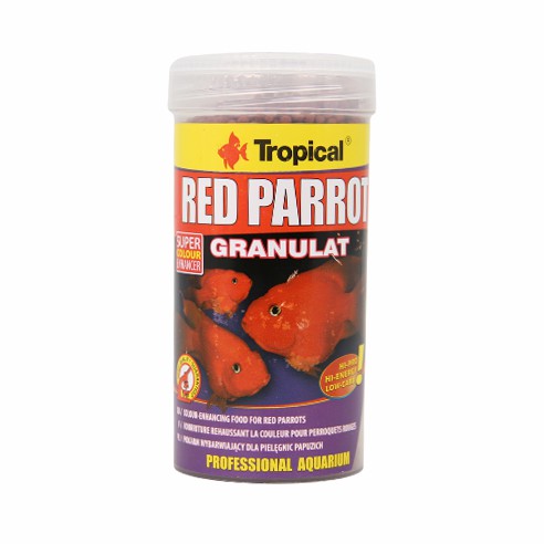 Tropical Red Parrot Granulat Floating Mini Pellet 250ml/100g | Shopee ...