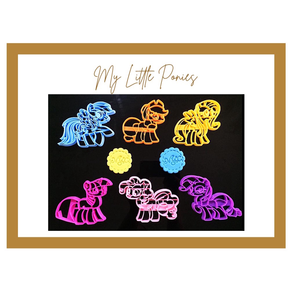 MY LITTLE PONY COOKIE AND FONDANT CUTTER - 3x4 inches | Shopee Singapore