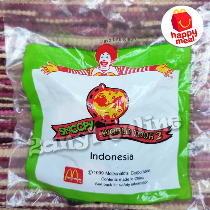 1999 Mcdo Snoopy World Tour - INDONESIA (Sealed) | Shopee Singapore