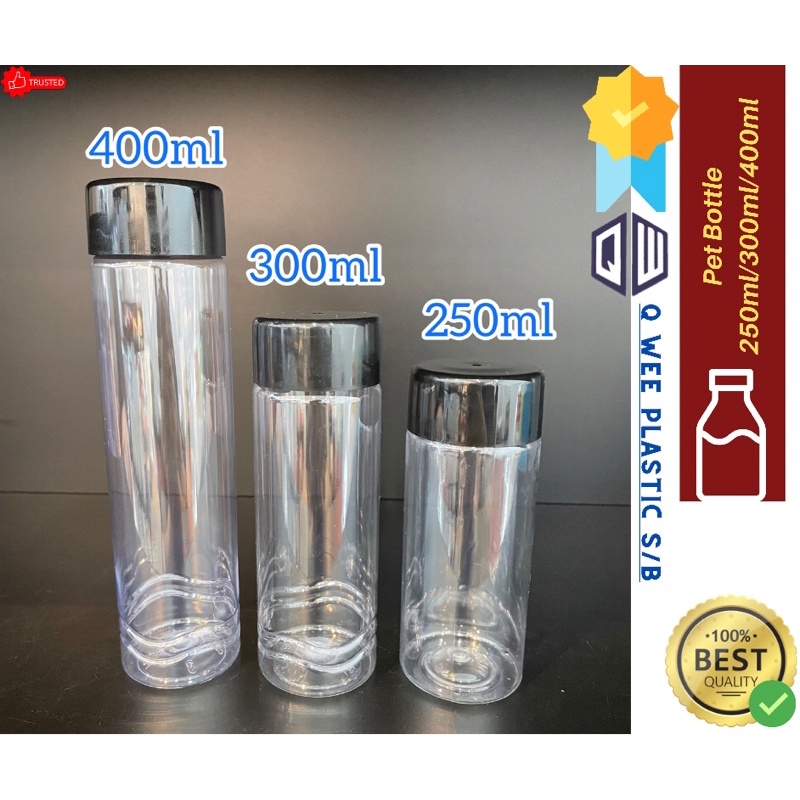 NEW ITEM JUICE / Milk Tea Plastic Pet Bottle /Botol Jus 300ML / 400ML ...