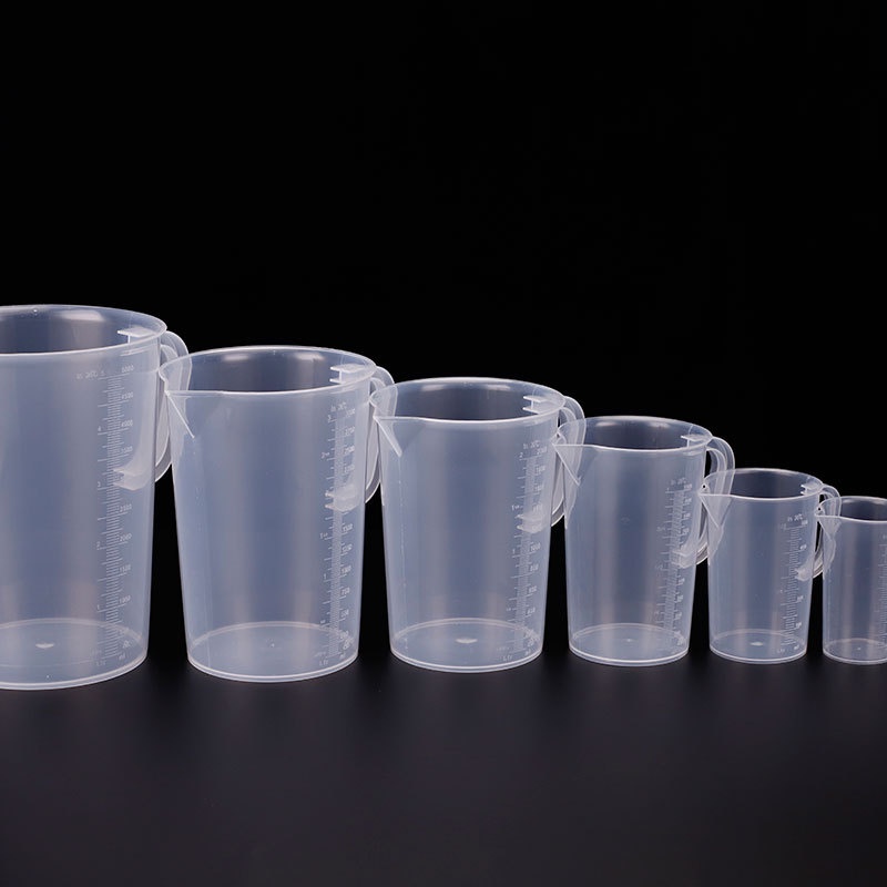 Transparent Measure Cup Plastic JugCup Container Measuring Cup Pitcher for Liquid 100ML/250ML ...