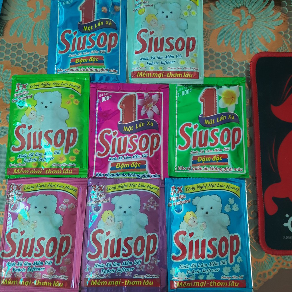 9 Packs of smell SIUSOP 8 fabric softener with full shipping channels ...