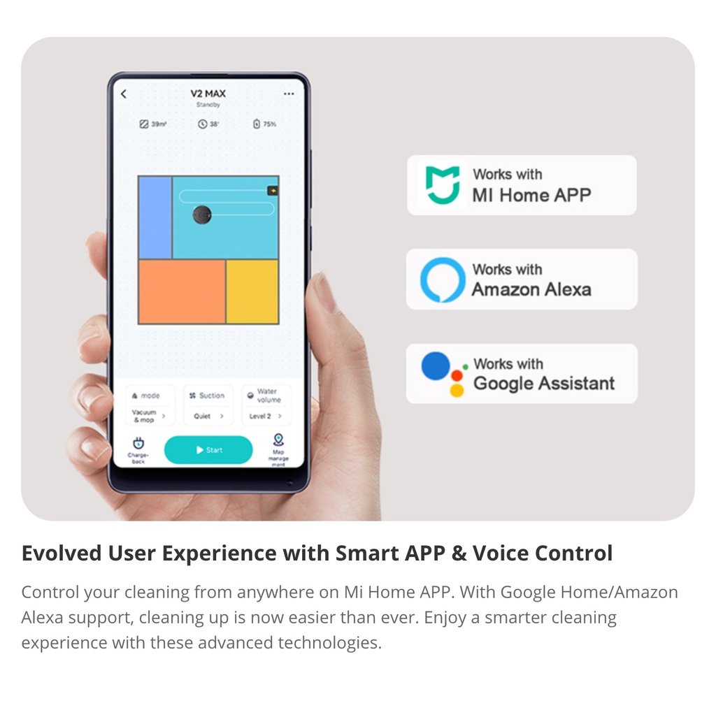 Viomi V2 Max LDS Robot Vacuum Mop Cleaner | Shopee Singapore