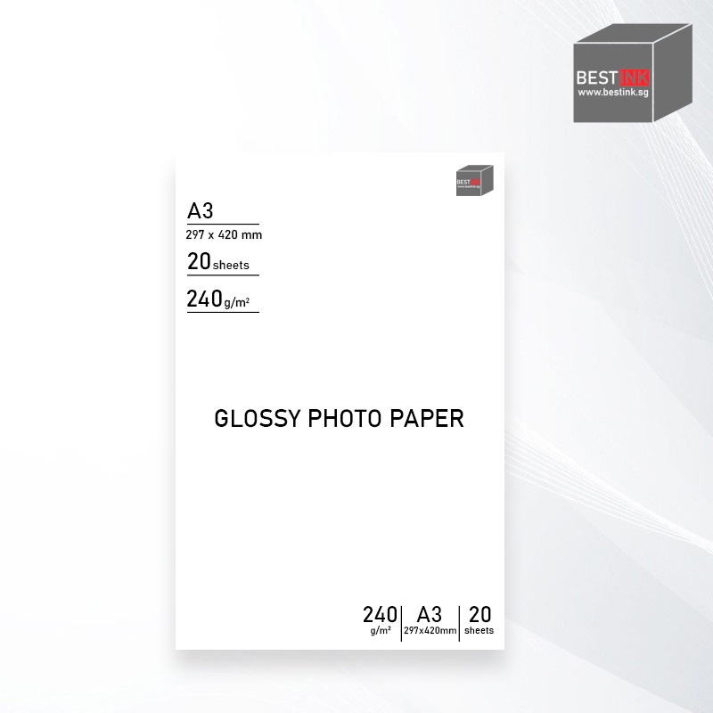 Bestink High Quality A3 297x420mm Semi Glossy Satin Photo Paper for ...