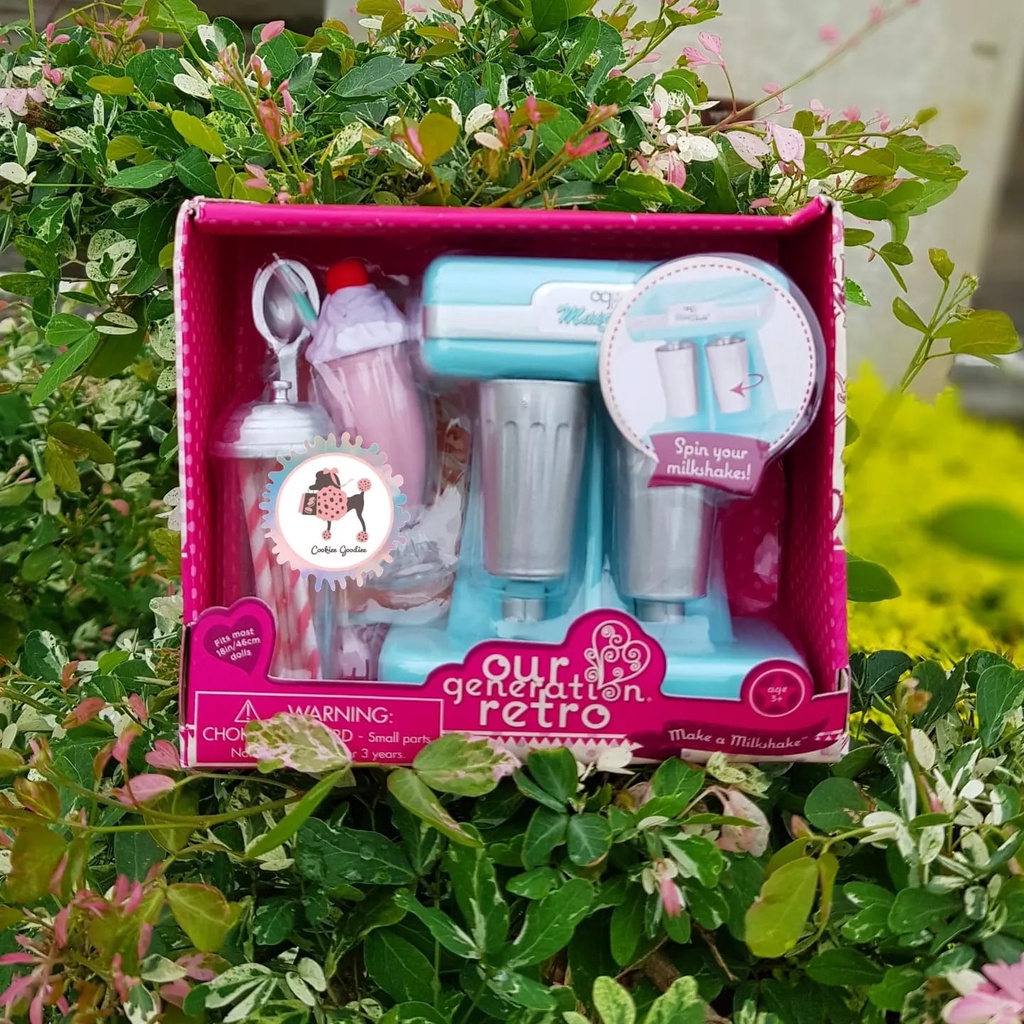 Our Generation Make A Milkshake Retro Ice Cream Machine | Shopee Singapore