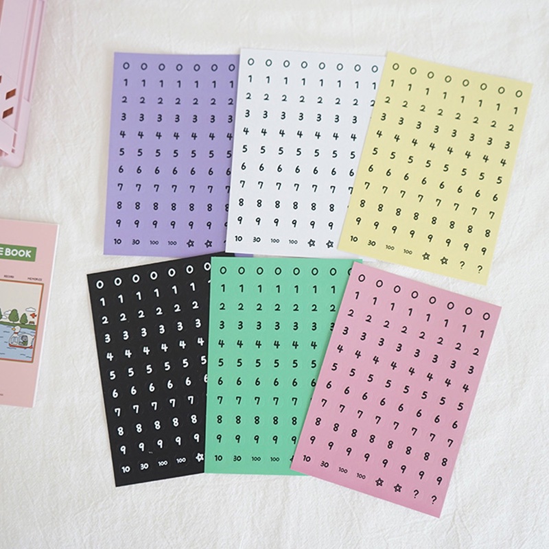 Cartoon English Alphabet Deco Stickers Creative Number DIY Stickers ...