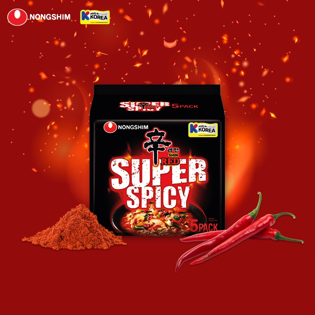 Nongshim Shin Red Super Spicy Ramyun Instant Noodle [ Made In Korea ...