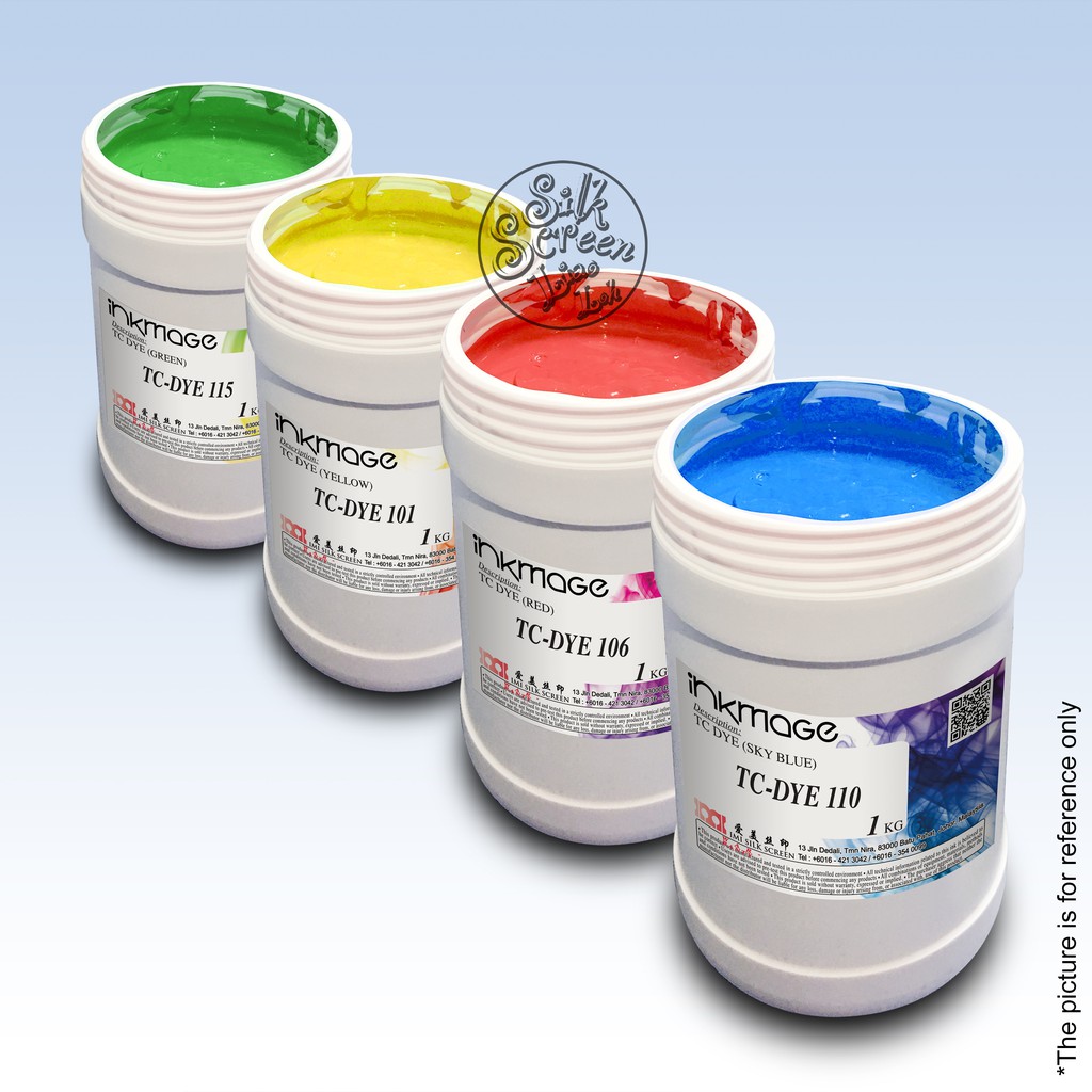 Fabric Ink ( TC Dye ) for Silk Screen Printing & Lino Printing (Water ...