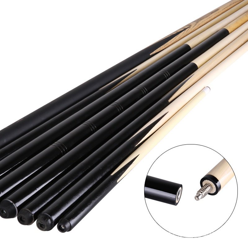 Billiard Cue Snooker Cue Small Head Lengthened Table Pole Black 8 Nine ...