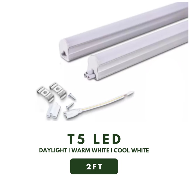 T5 LED Integrated Set LED Light Tube 1ft 2ft 3ft 4ft TML | Shopee Singapore