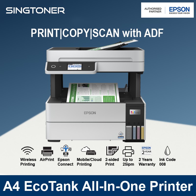 [Local Warranty] Epson EcoTank L6460 L-6460 6460 Replacement For L6550 ...