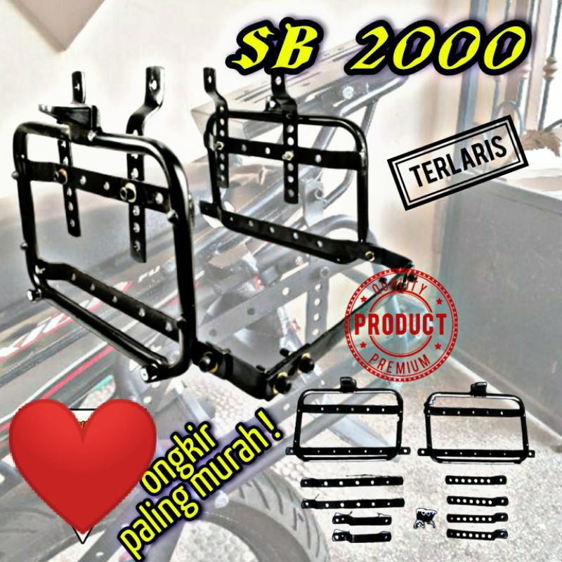 Sb 2000 Side bracket SB 2000 Side box bracket Givi Shad Kappa Pannier ...