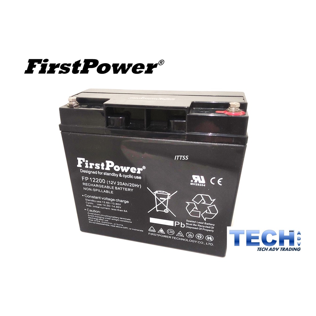 FIRSTPOWER 12V 17 18 20 25AH SEALED LEAD ACID (SLA) BATTERY BATERI FOR ...