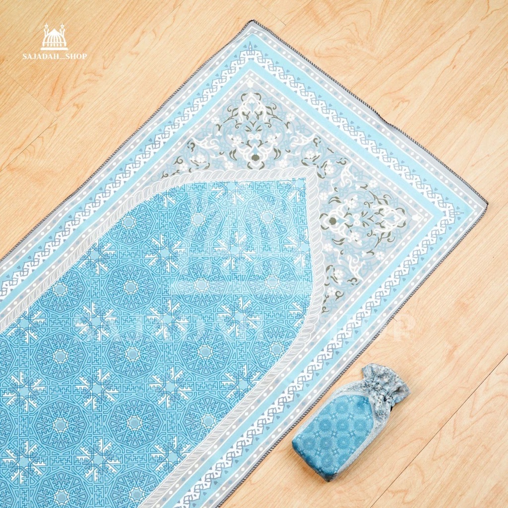 Travel Prayer Rug with Motif Makkah TravelBabussalam /Hajj/Umrah ...