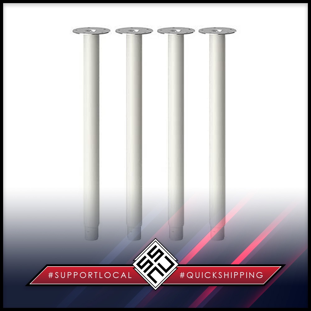 SSNU198 IKEA OLOV Adjustable Desk Legs 60 cm To 90 cm White Set of 4 ...