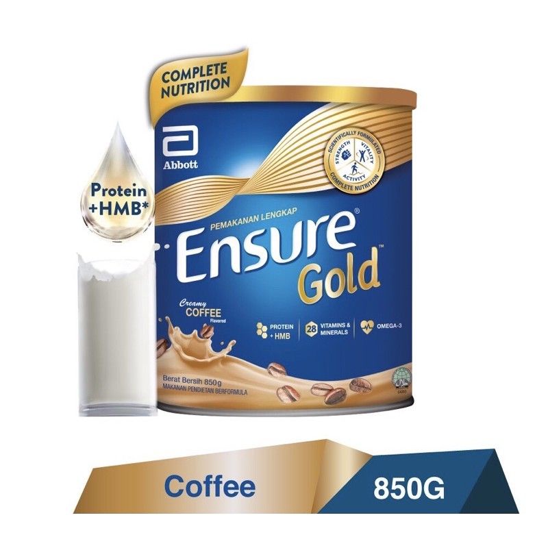 Ensure Gold Coffee 850g Tin (Adult Complete Nutrition) | Shopee Singapore