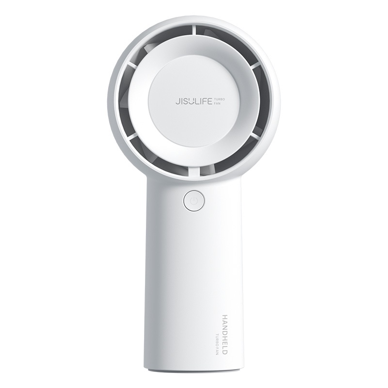 JISULIFE Portable Handheld Turbo Fan 4000mAh Type-C Charging 5-Speeds ...