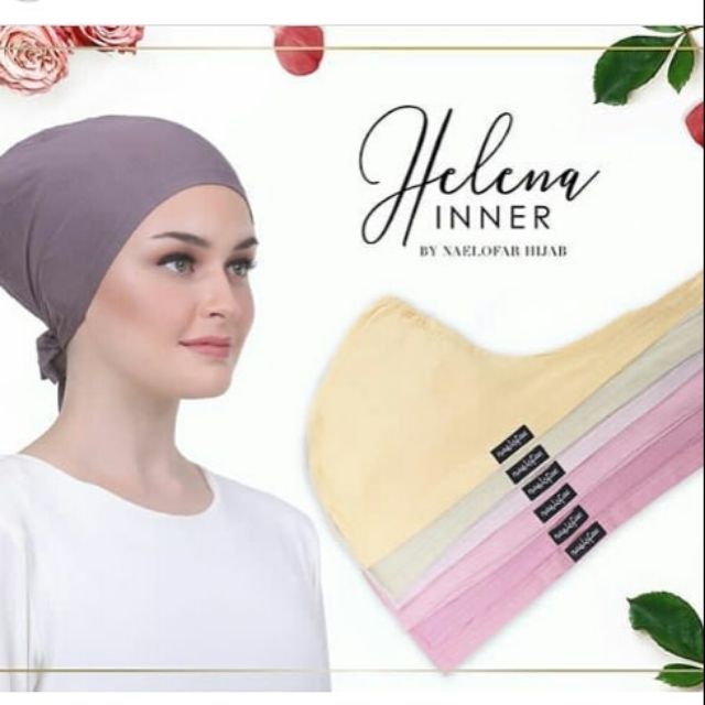 Exclusive Inner Naelofar Helena Ikat Tali Viscose Cotton Anak Tudung ...