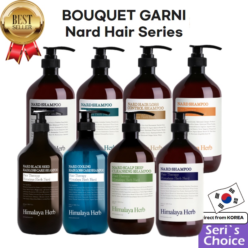 [Bouquet Garni] NARD Shampoo Series 1000ml (Scent Collection) Himalaya Herb/ Hairloss / Dandruff ...