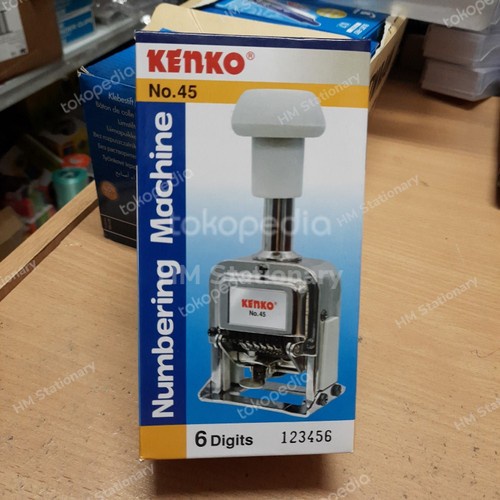 Kenko Numbering Stamp 45 6 Digits | Shopee Singapore