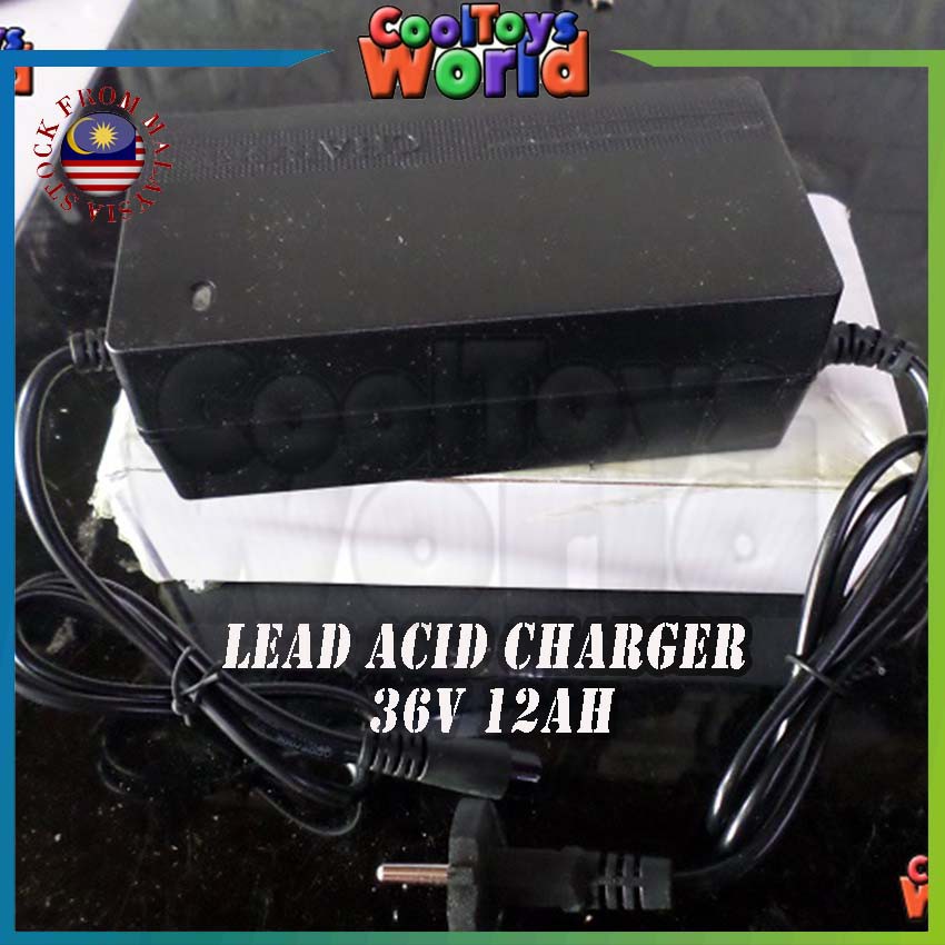 Plug 36V12ah Lead Acid Battery Charger For Scrambler Bike Electric ...