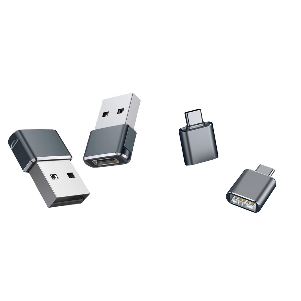 USB A to Type C USB Adapter Male USB to Female Type C OTG Converter ...